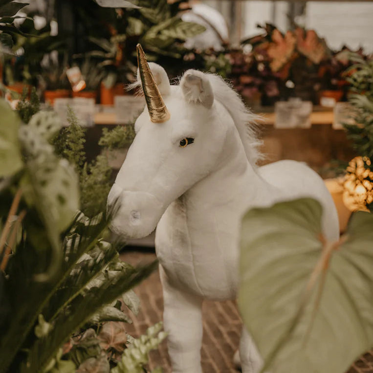 Peluche debout 100 cm licorne géante – Wild & Soft – Boutique Citrouille
